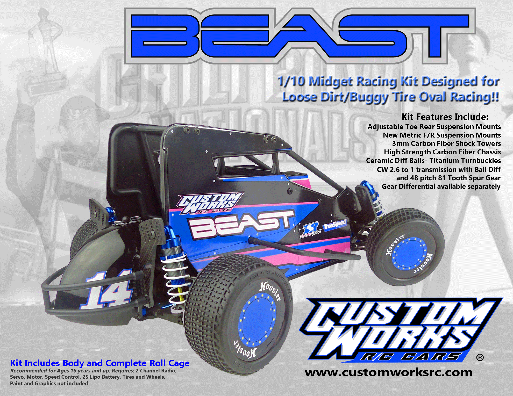 BEAST Midget Kit – Racer Rc