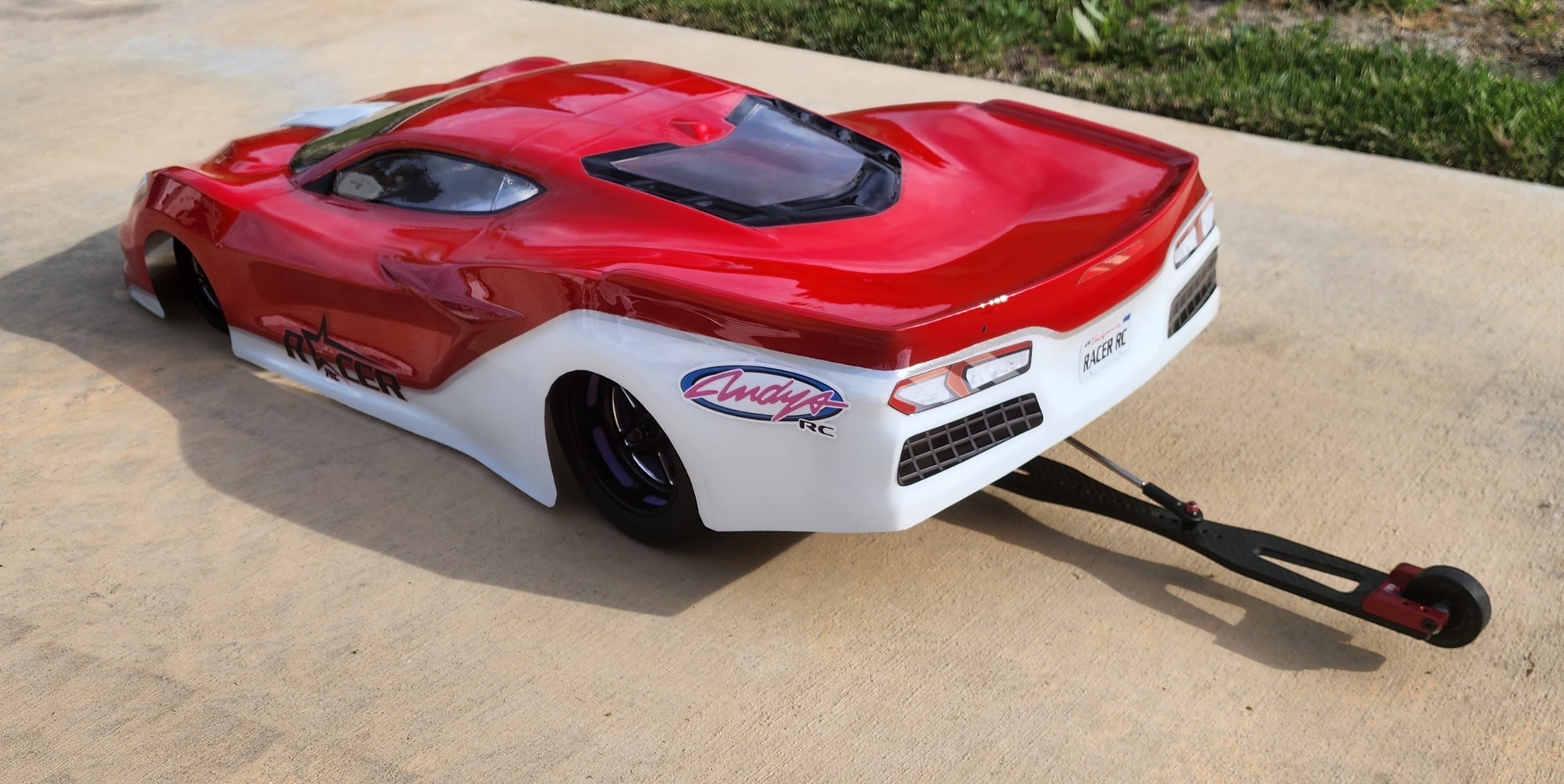 Racer RC by Andy’s RC C8 Z06 No Prep .040 Drag Body – Racer Rc