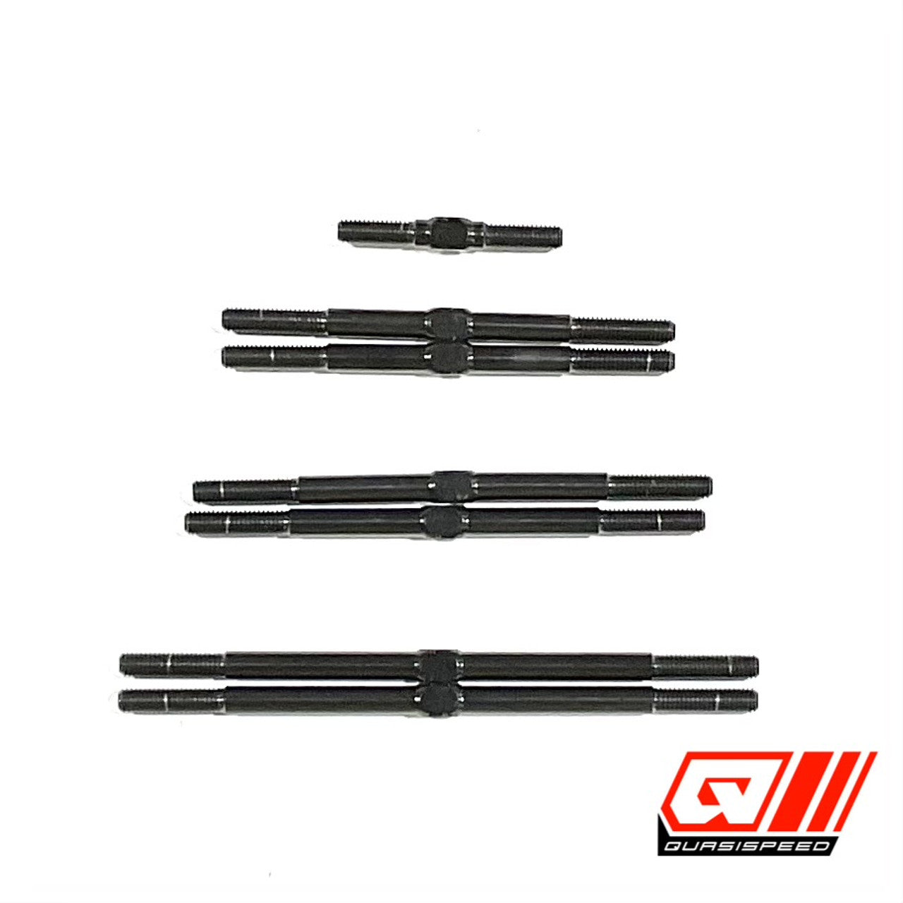 25 Weapon Black Turnbuckle Kit Quasi Speed – Racer Rc