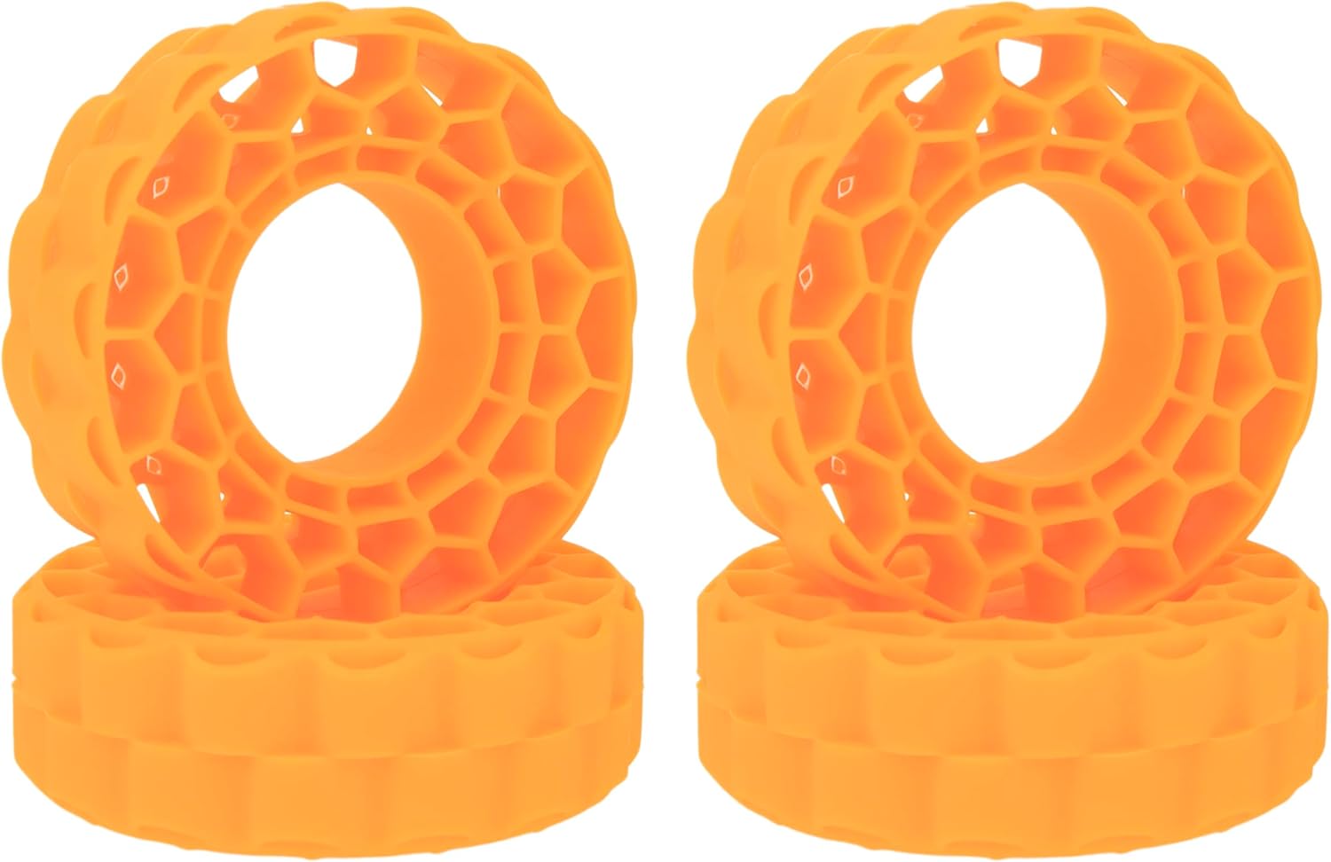 MEUS RACING Soft Silicone Rubber Inserts for 62-66mm 1.0" Tires (Orang ...