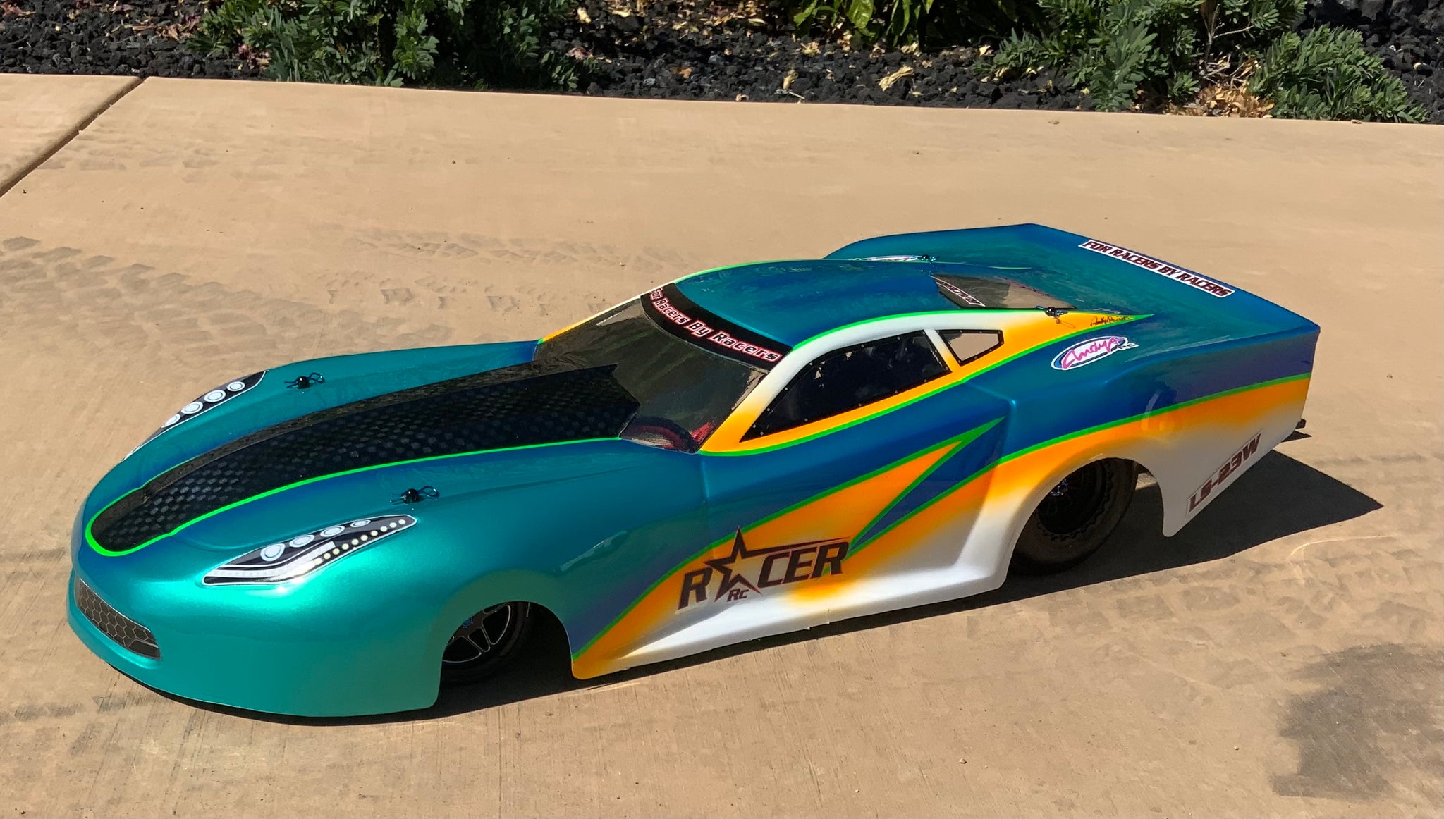 RacerRC by Andy’s RC LS23W .040 drag body with protective film – Racer Rc