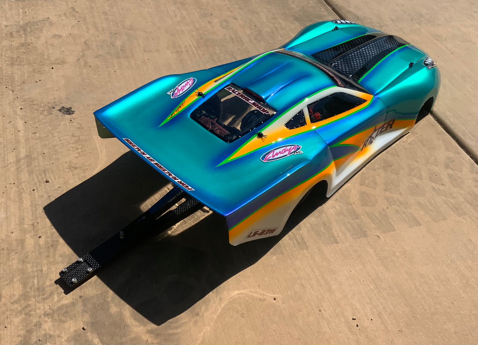 RacerRC by Andy’s RC LS23W .040 drag body with protective film – Racer Rc