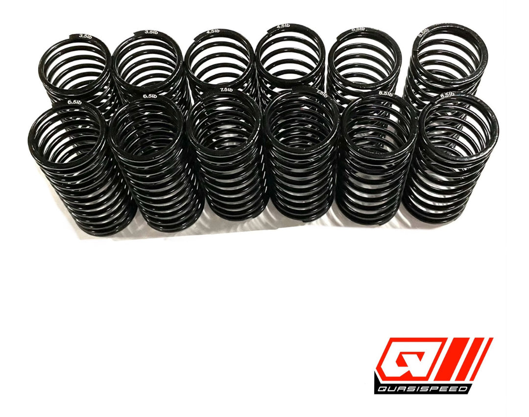 Quasi Speed Big Bore Low Frequency Shock Springs in Pairs – Racer Rc