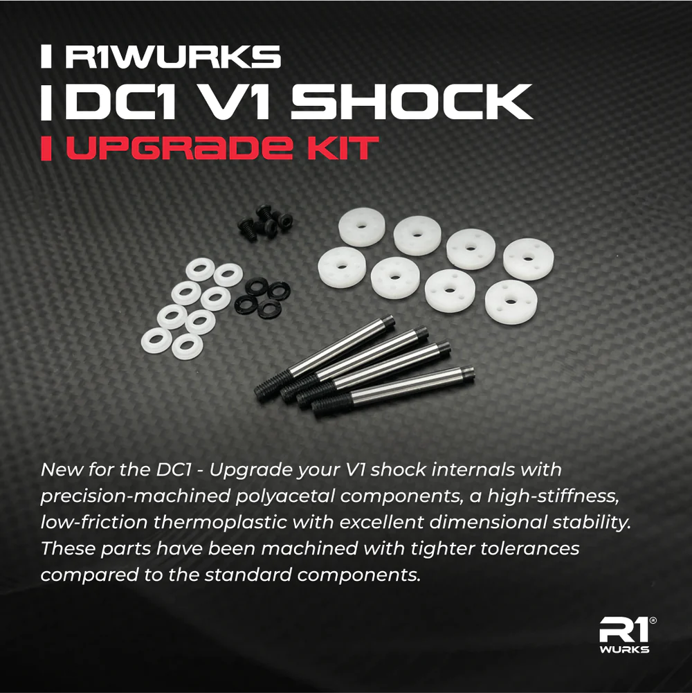 R1WURKS DC1 V1 Shock Upgrade Kit – Racer Rc