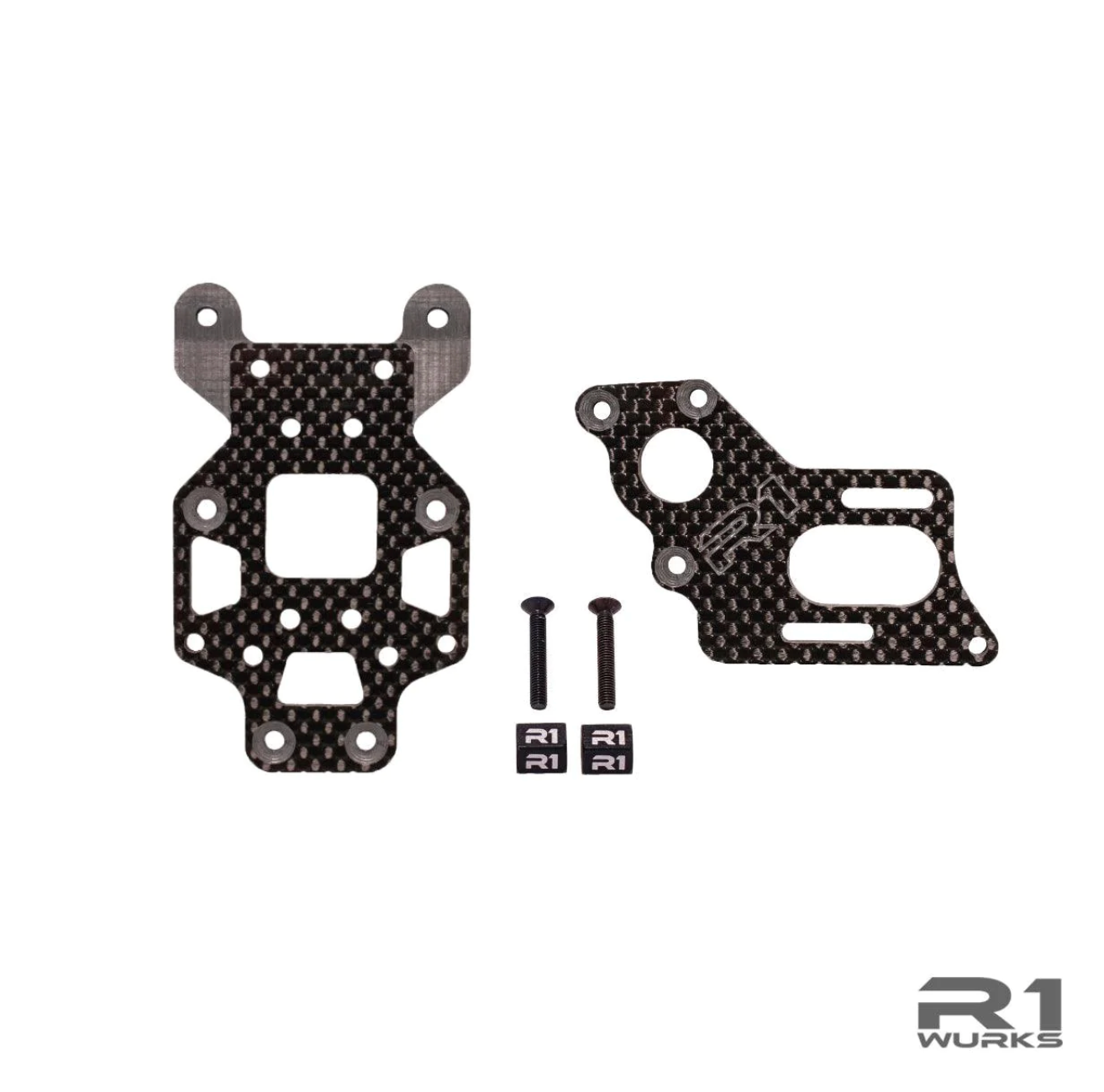 R1 Wurks DC1 Carbon Fiber Motor Mount Lowering Kit (Laydown Transmissi ...