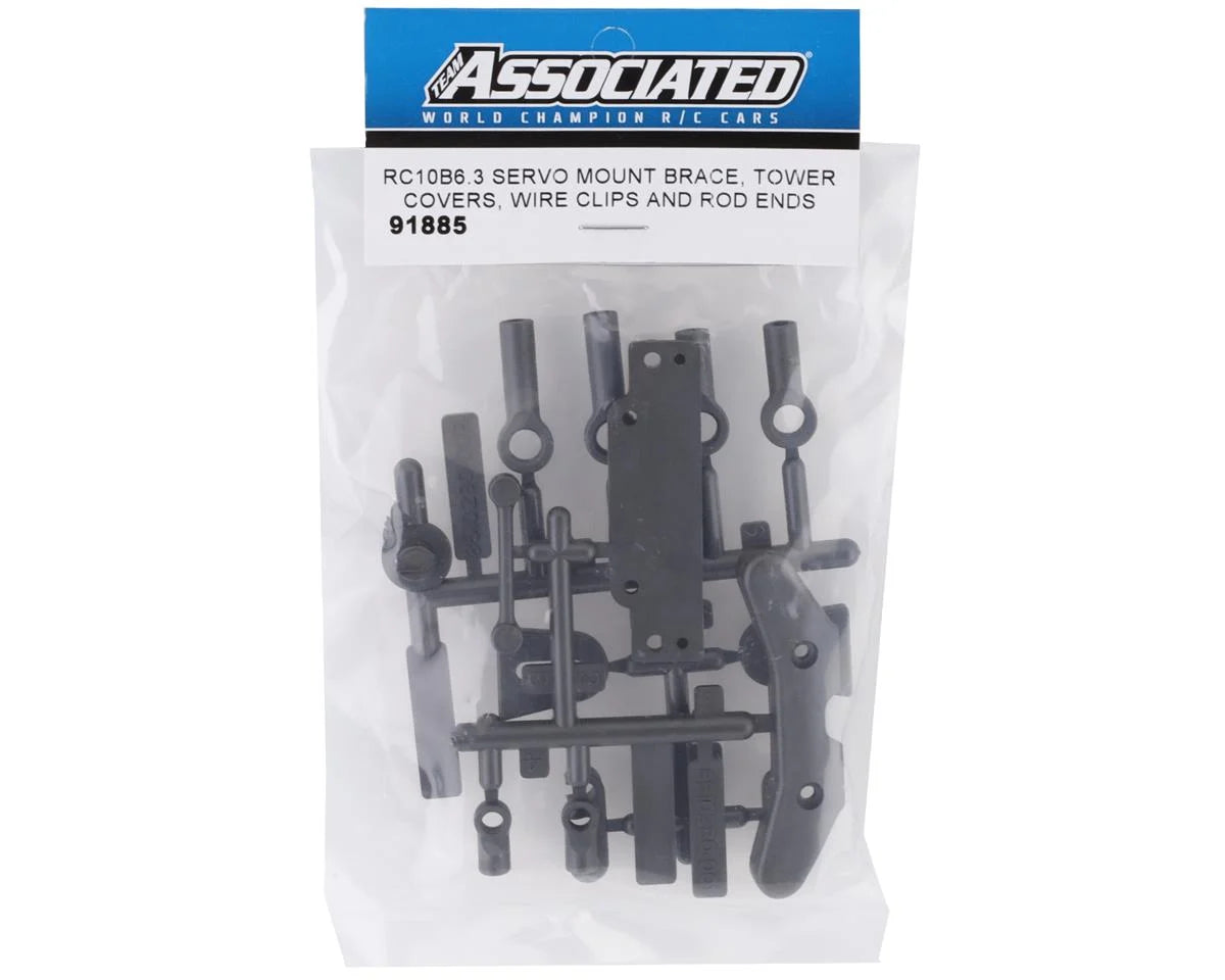 Team Associated RC10B6.3 Tower Covers, Wire Clips & Rod Ends – Racer Rc