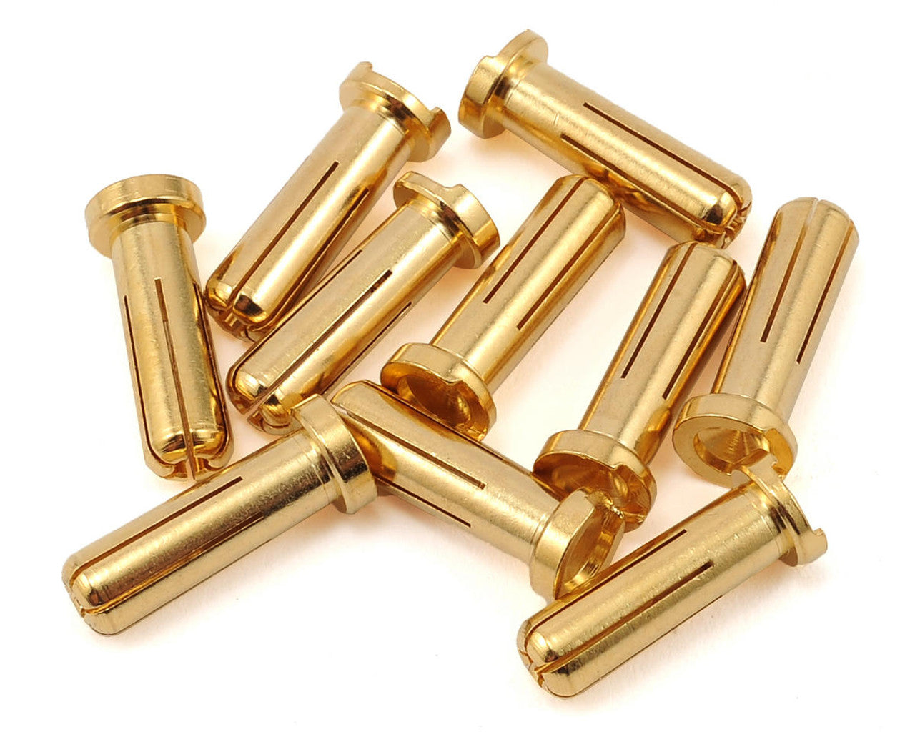 MACLAN MAX CURRENT 5MM GOLD BULLET CONNECTORS (10 PCS) – Racer Rc
