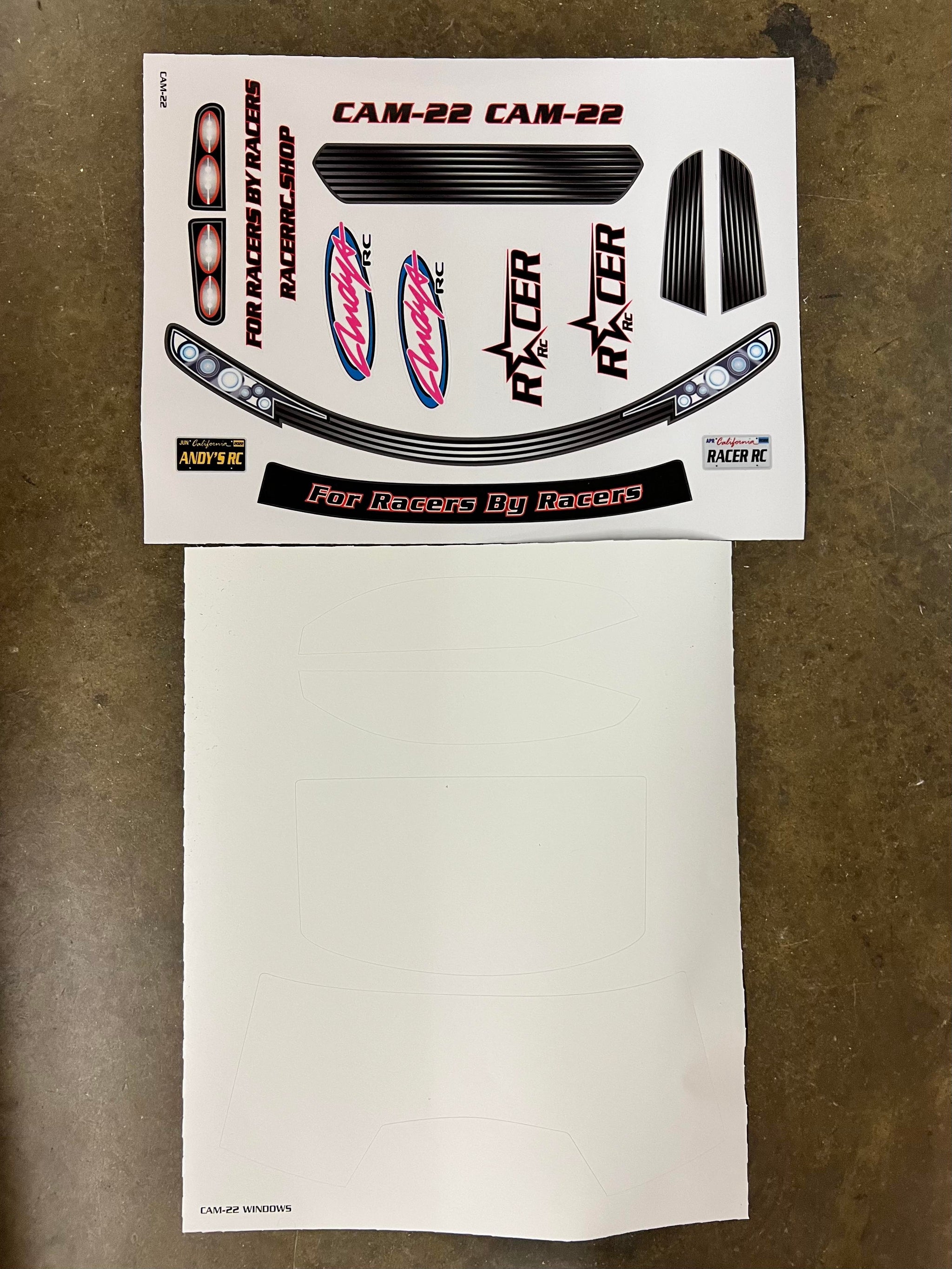 Racer RC by Andy's RC Cam-22 With Protective Film – Racer Rc