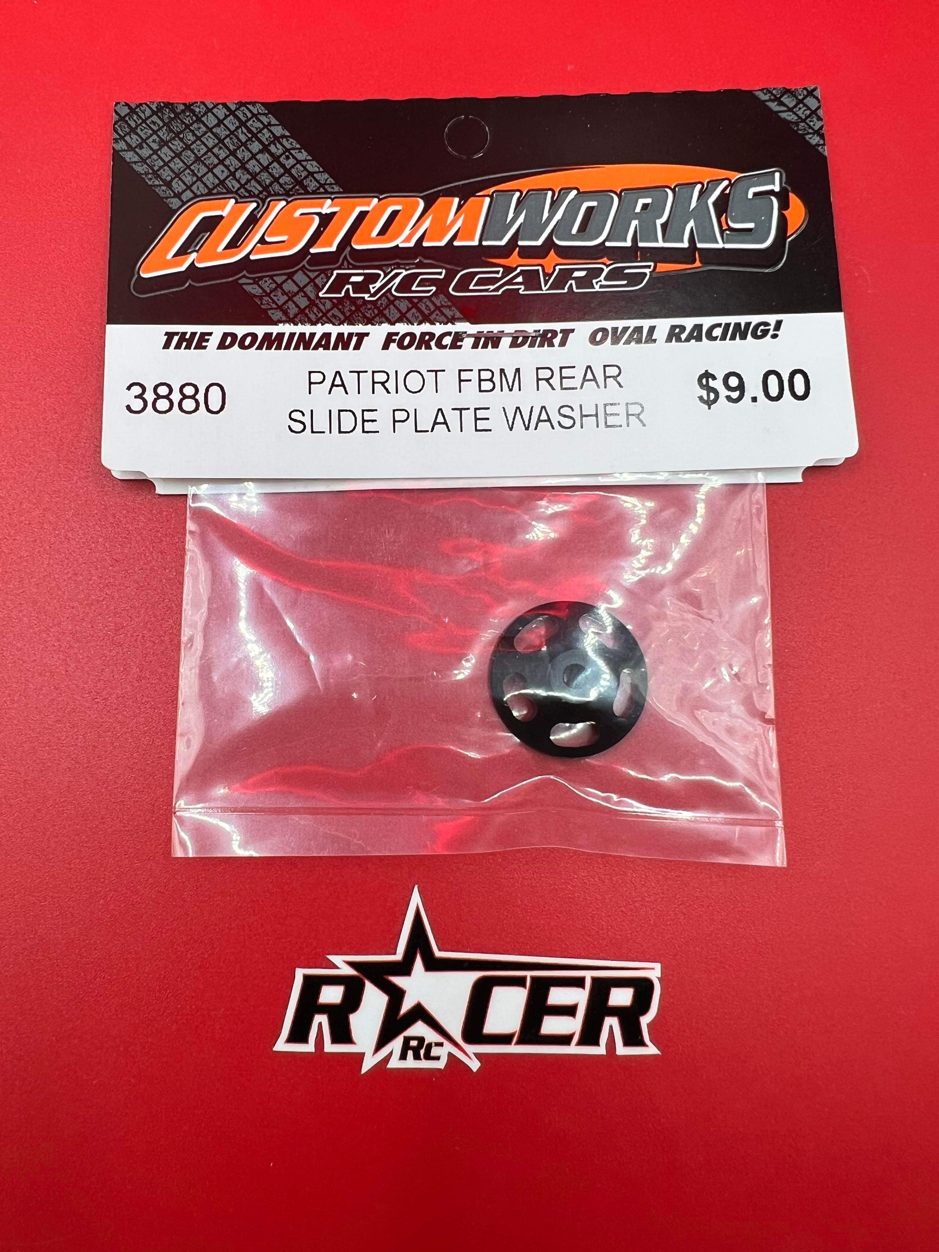Custom Works PATRIOT FBM SLIDE PLATE WASHER – Racer Rc