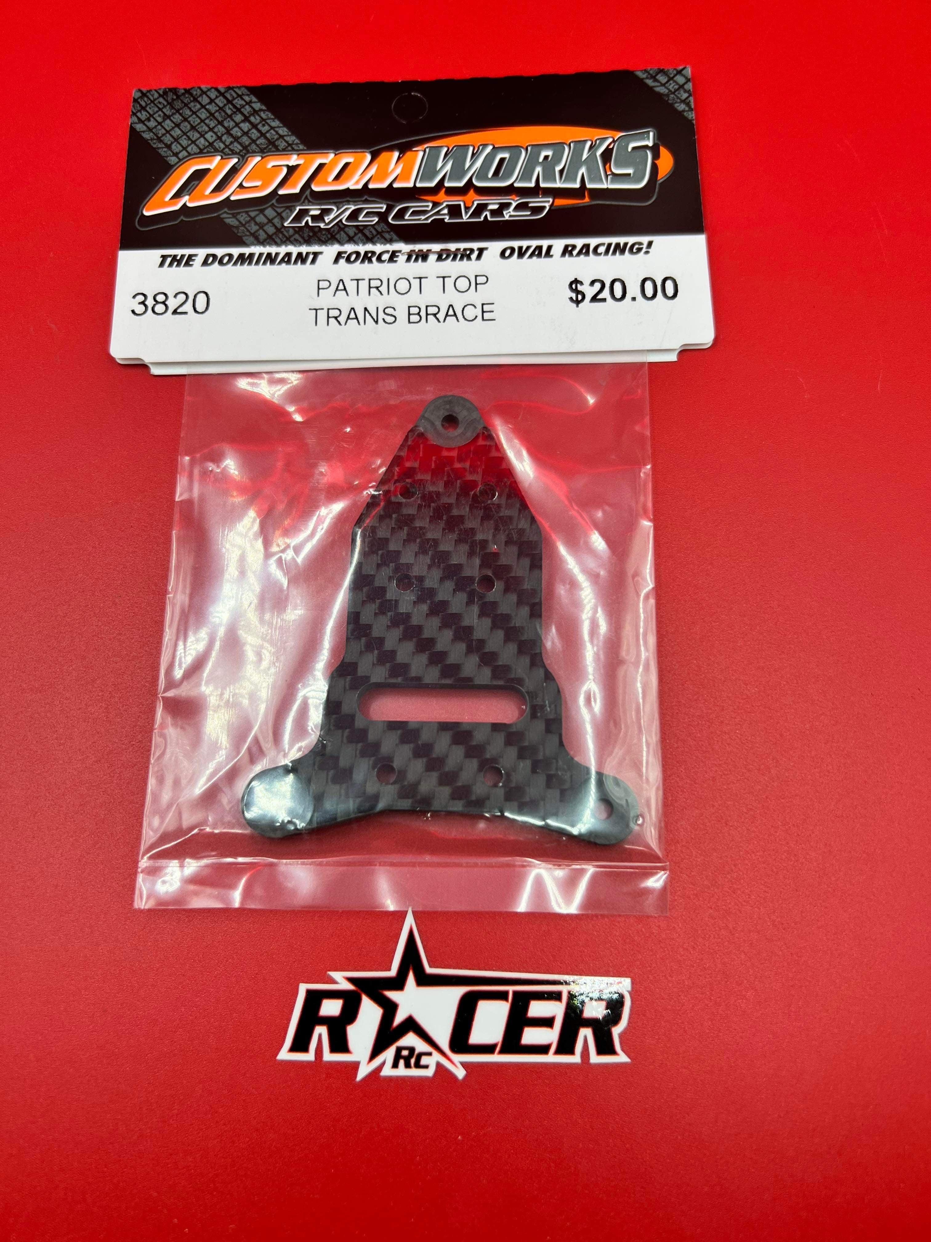 Custom Works PATRIOT TOP TRANS BRACE – Racer Rc