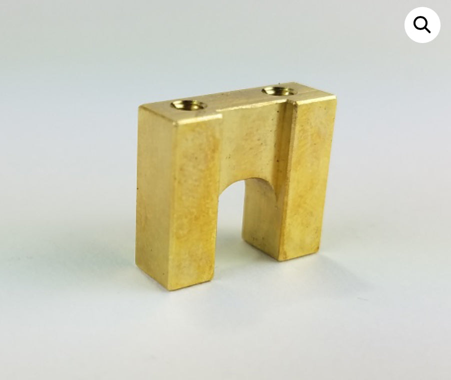 Custom Works PATRIOT BRASS LOW PROFILE SERVO MOUNT (4-40) – Racer Rc